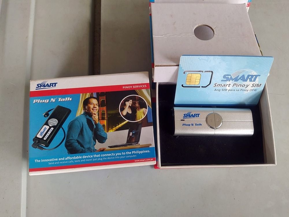 Old Two Smart Pinoy Sim Plug and Talk, Audio, Headphones & Headsets on ...