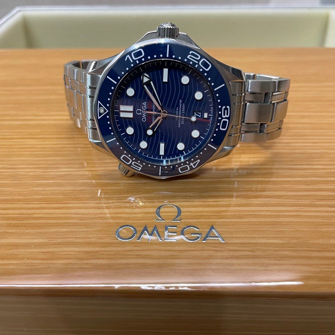 Omega Seamaster Professional Diver 300m SMP300 Blue Wave Dial Master ...