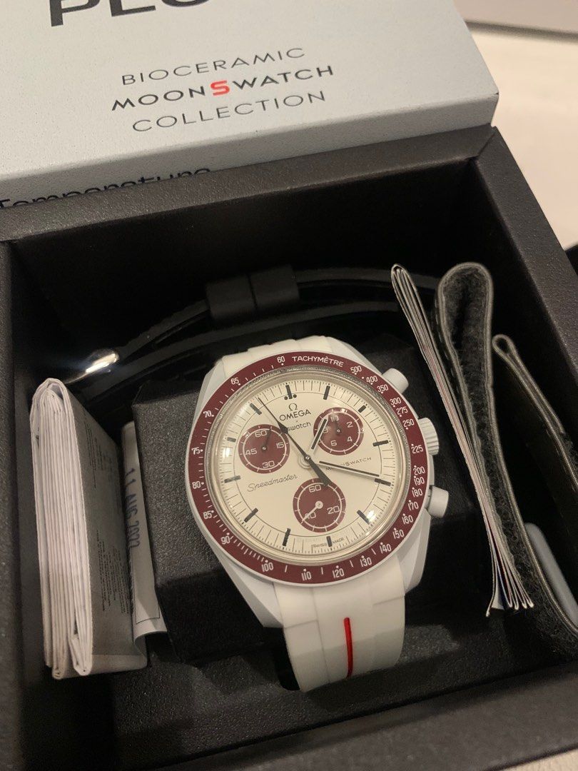 Omega swatch Pluto, Men's Fashion, Watches & Accessories, Watches on ...