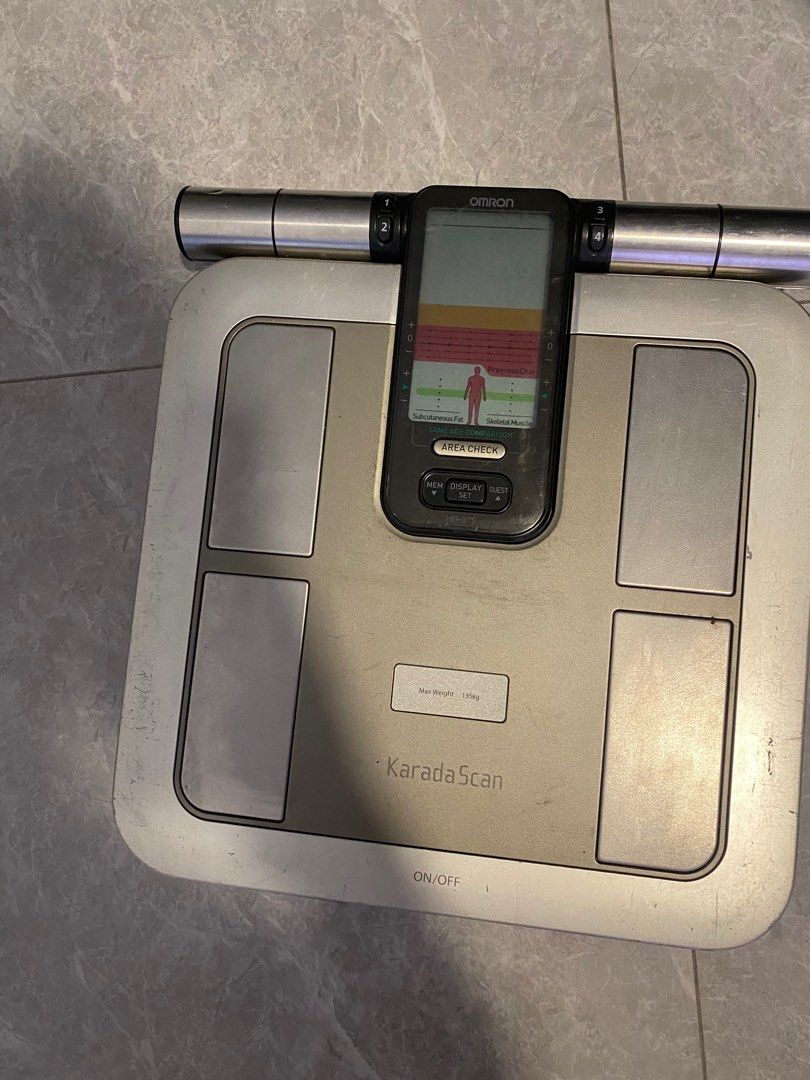 Omron Karada Scan body composition, Health & Nutrition, Health Monitors ...