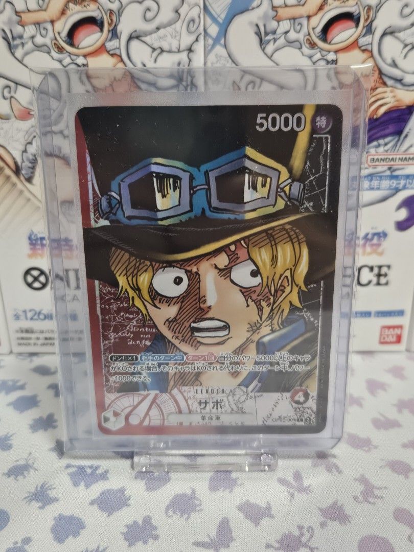 One Piece TCG - Sabo OP05-001 Leader, Hobbies & Toys, Toys & Games on ...