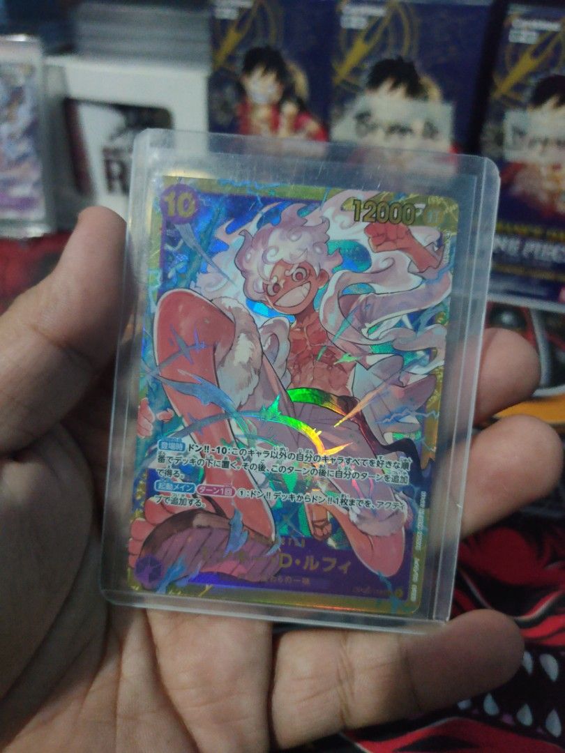 ONE PIECE TCG SEC LUFFY G5 (OP05), Hobbies & Toys, Toys & Games on ...