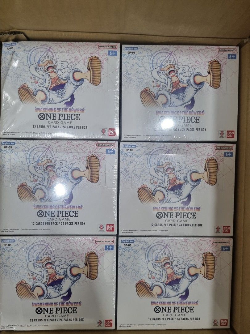 Op-5 english booster box, Hobbies & Toys, Toys & Games on Carousell