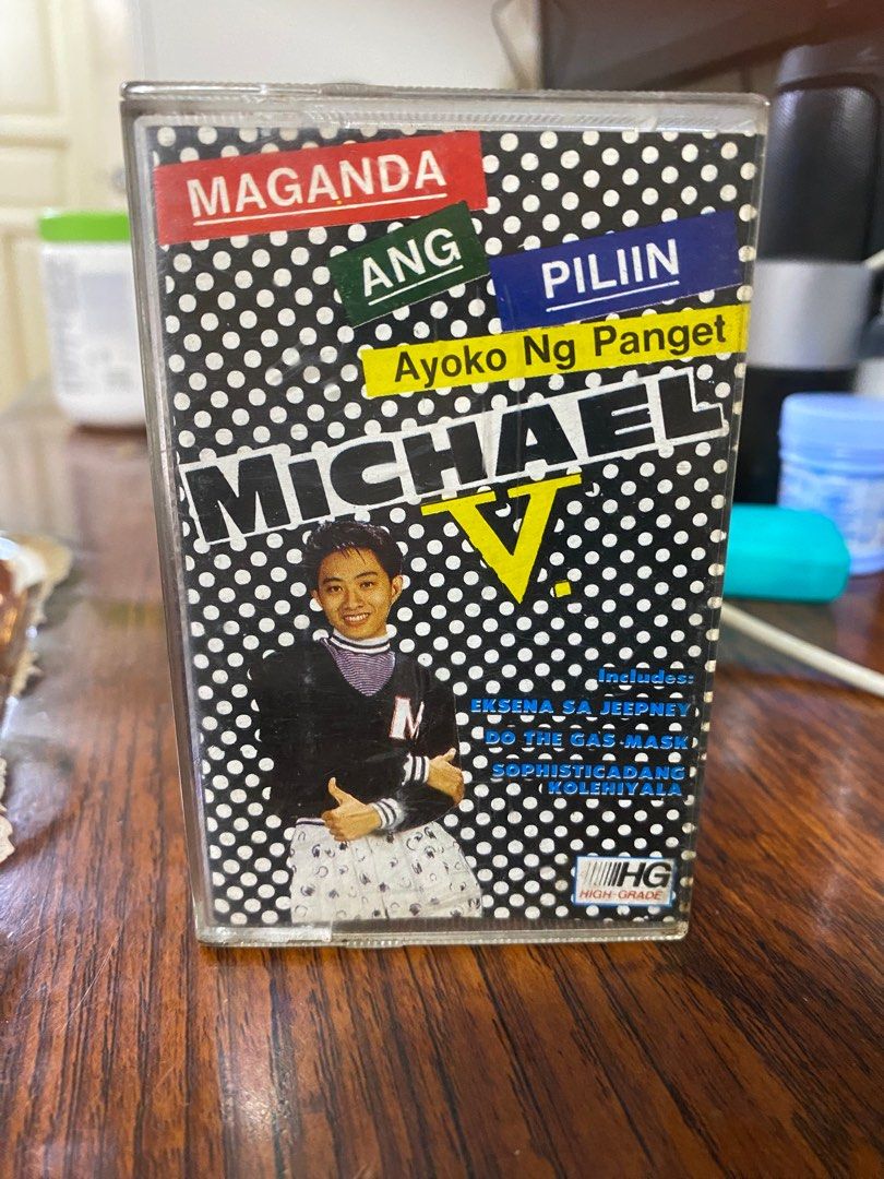 OPM MICHAEL V. - MAGANDA ANG PILIIN AYOKO NG PANGET Cover only Defective Cassette tape ANDREW E ...
