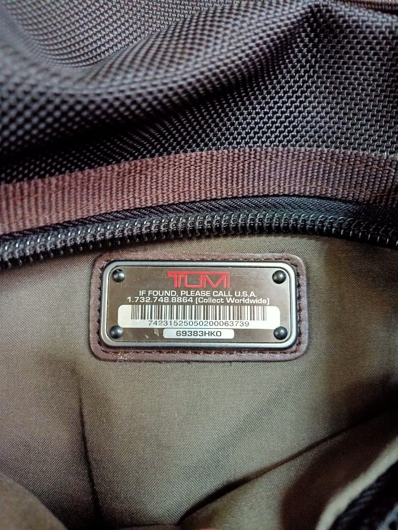 Original tumi black backpack, Men's Fashion, Bags, Backpacks on Carousell