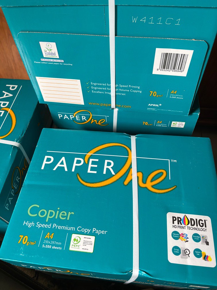 PaperOne 70gsm A4 Copier Paper, Hobbies & Toys, Stationery & Craft ...