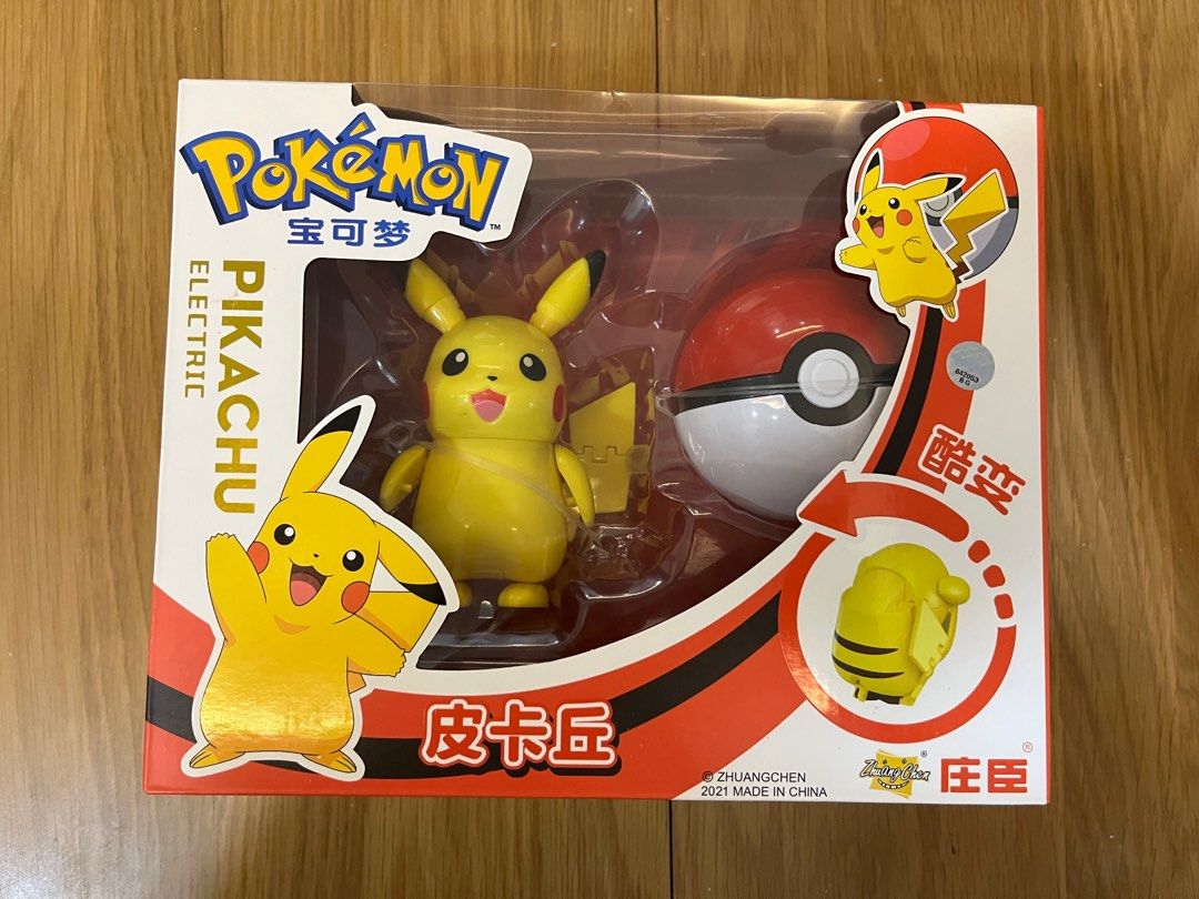 Pikachu ball transformer toy Pokemon, Hobbies & Toys, Toys & Games on ...