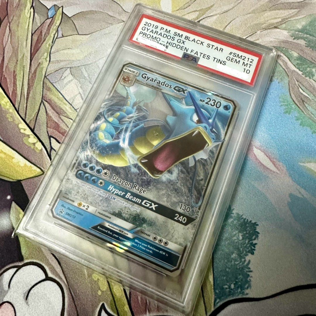 Pokemon Gyarados GX Hidden Fates Promo PSA 10, Hobbies & Toys, Toys ...