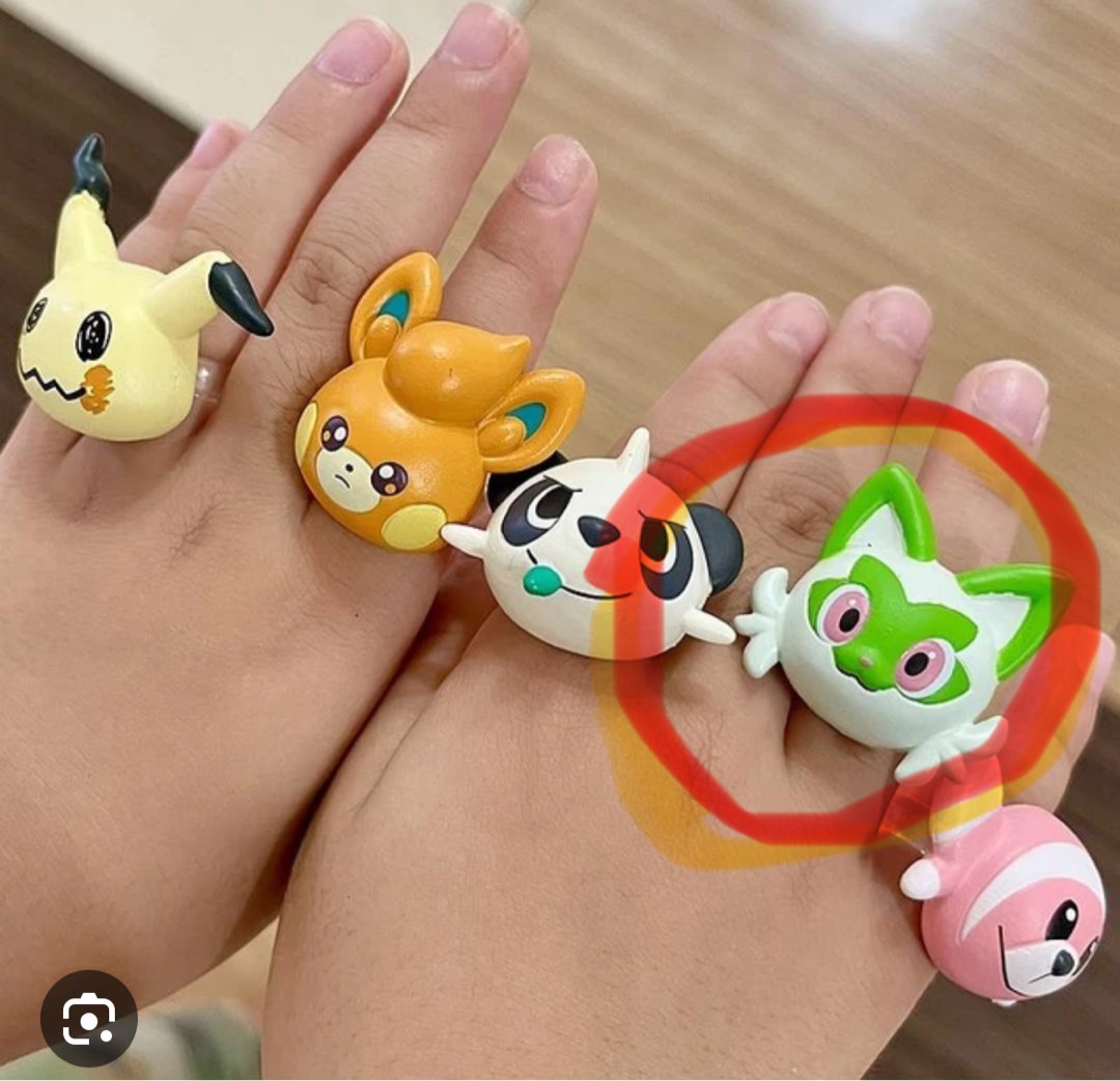 Pokemon Sprigatito ring, Hobbies & Toys, Toys & Games on Carousell