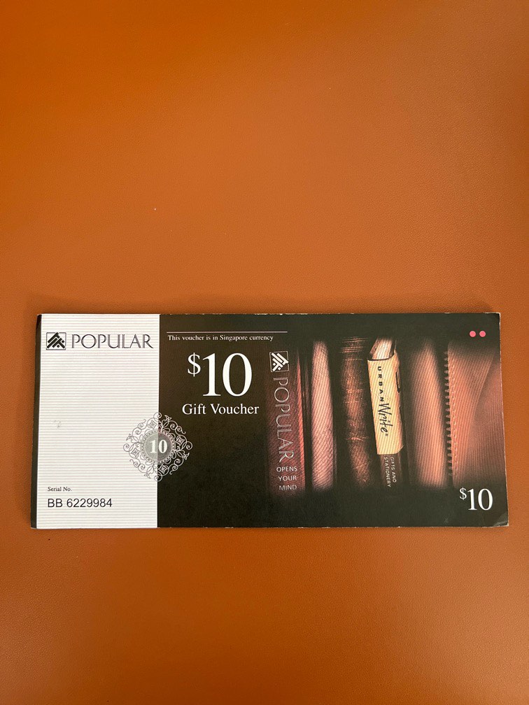 Popular voucher-$100, Tickets & Vouchers, Vouchers on Carousell