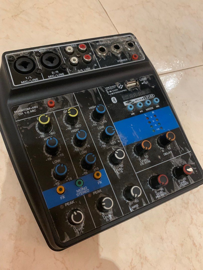 Portable Power Mixer, Hobbies & Toys, Music & Media, Music Accessories ...