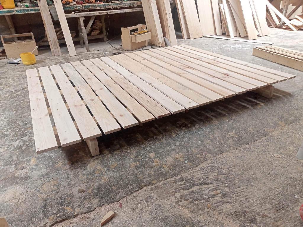 QUEEN SIZE papag bed frame, Furniture & Home Living, Furniture, Bed ...