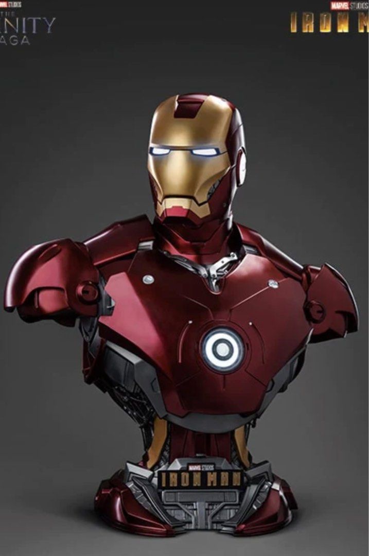 Queen Studios Iron Man Mark Mk 3 Life-size Bust Statue XM Sideshow ...