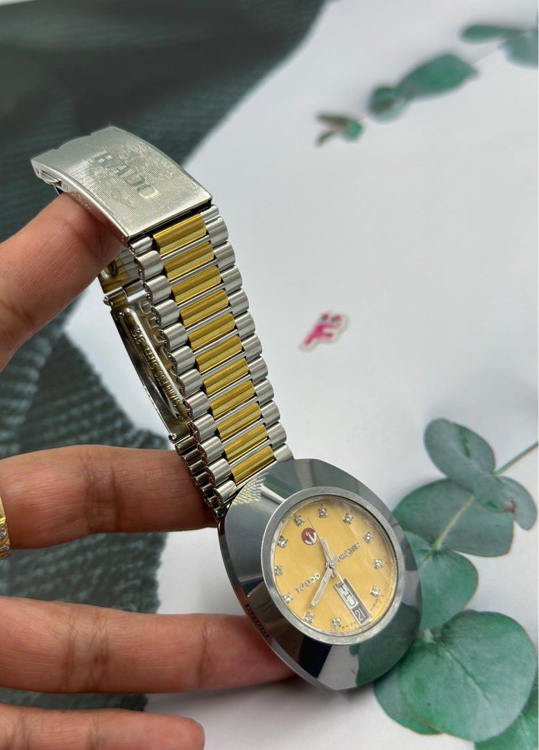 RADO DiaStar Large 2Tone Latest 2021 Combination All Steel with Gold ...