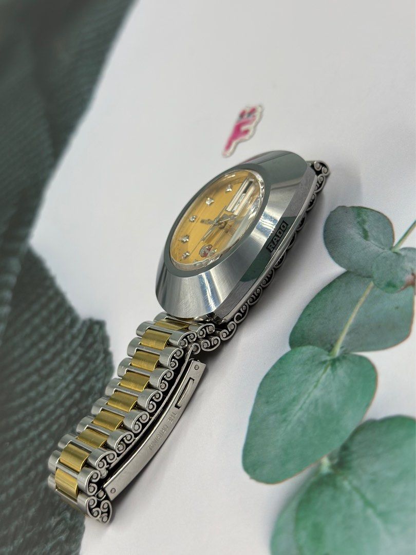 RADO DiaStar Large 2Tone Latest 2021 Combination All Steel with Gold ...