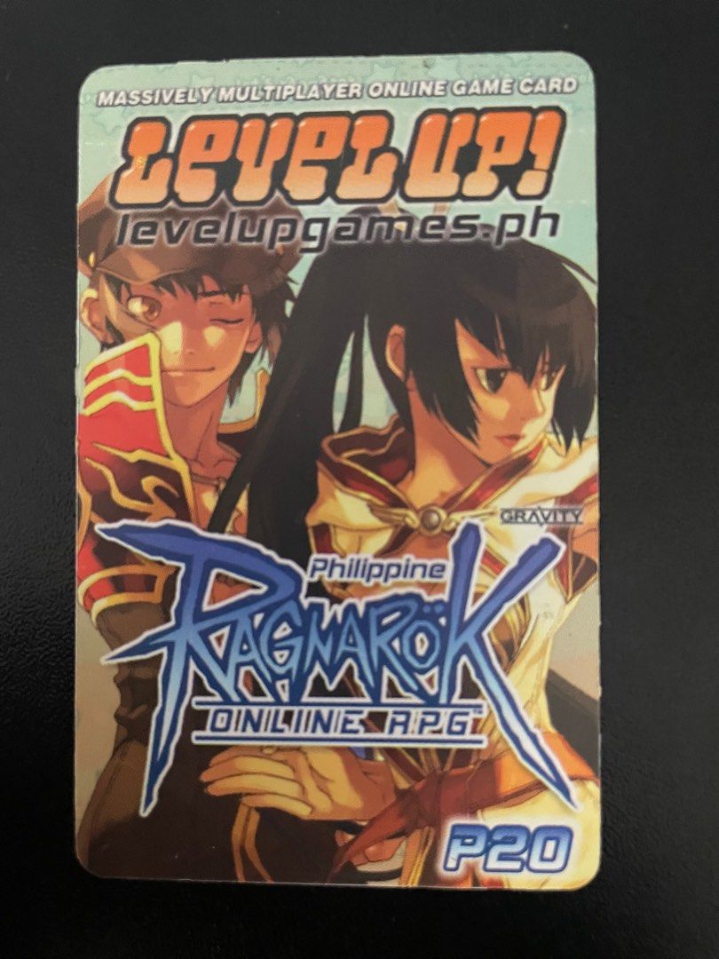 Ragnarok online card prepaid anime collection vintage used RO, Hobbies ...