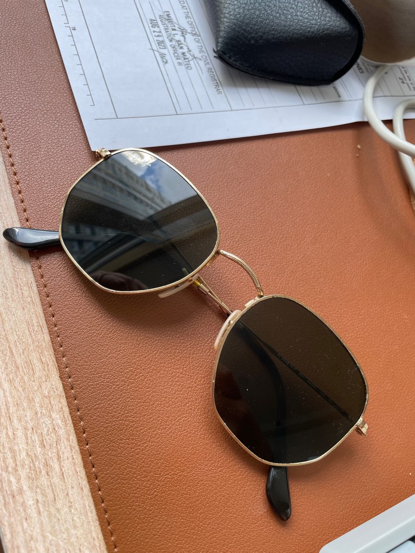 Ray Ban Hexagonal Shades, Women's Fashion, Watches & Accessories ...