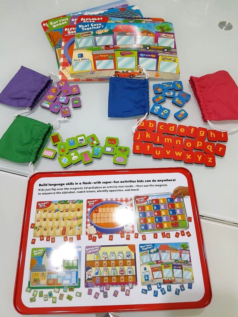 Ready to read magnetic learning box, Hobbies & Toys, Toys & Games on ...
