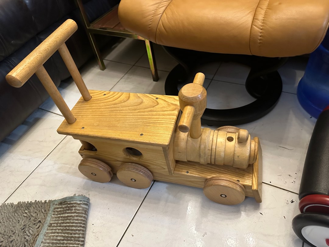 Ridable Push Train, Hobbies & Toys, Toys & Games on Carousell
