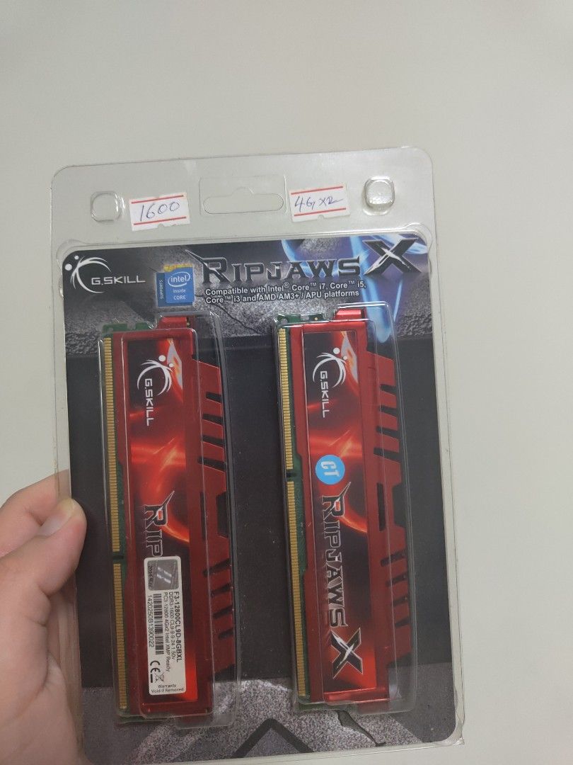 Ripjaws DDR3 4GBx2 RAM Module, Computers & Tech, Parts & Accessories ...