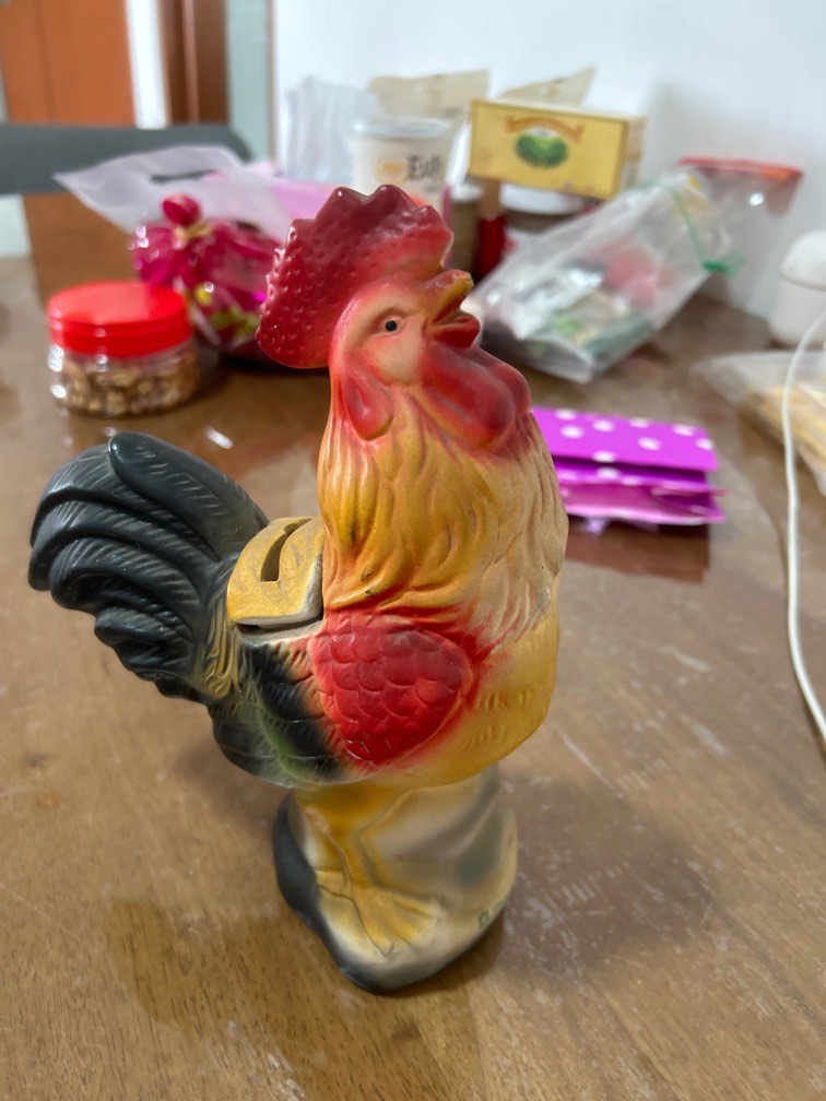 Rooster coin bank, Hobbies & Toys, Memorabilia & Collectibles, Vintage ...