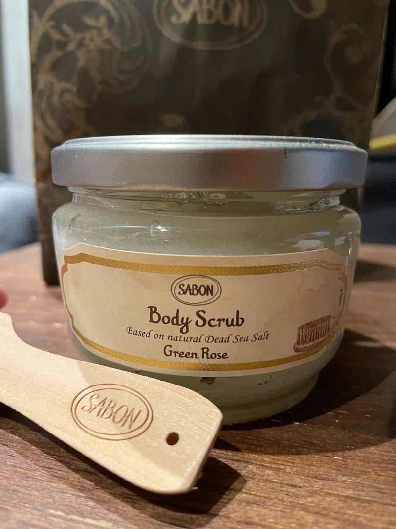 SABON Body Scrub - Green Rose 320g , 美容＆個人護理, 沐浴＆身體護理, 沐浴及身體護理 - 身體護理 ...