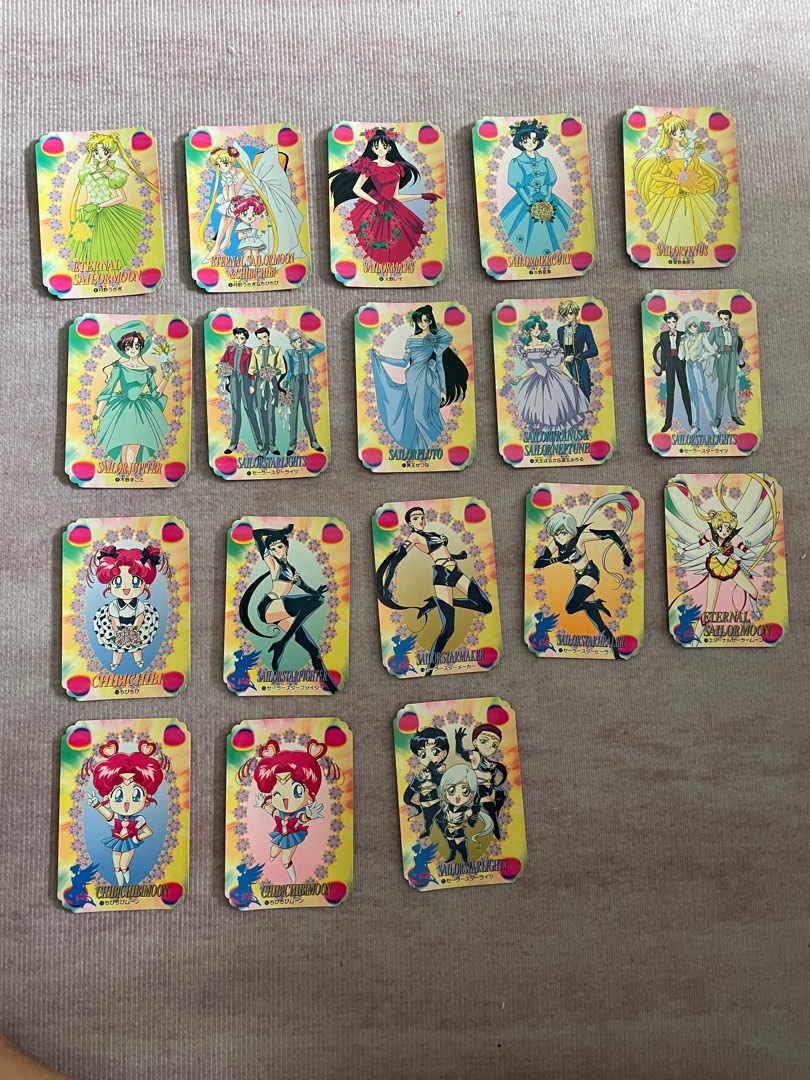 Sailor Moon Trading Cards, Hobbies & Toys, Toys & Games on Carousell