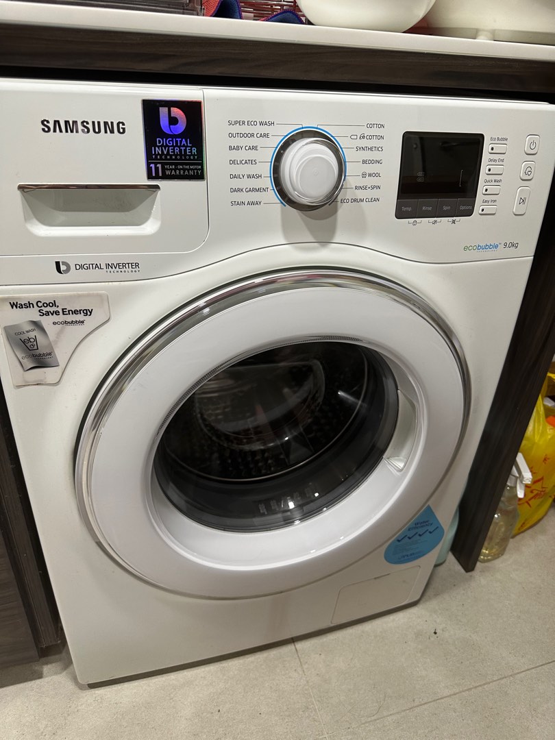 Samsung 9KG Front Load Washing Machine (WW90H5200EW), TV & Home ...