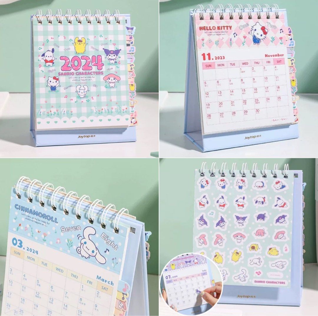 Sanrio 2024 Calendar, Hobbies & Toys, Stationery & Craft, Other ...