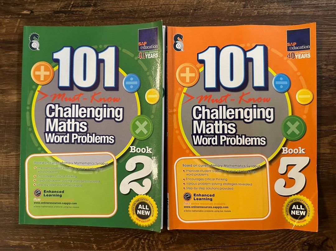 SAP 101 Challenging Maths P2 P3 primary, Hobbies & Toys, Books ...