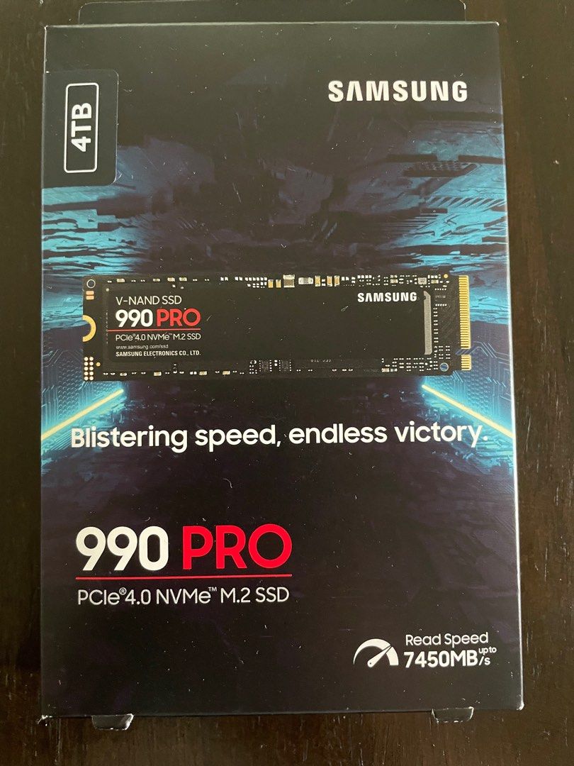 Sealed SAMSUNG 990 PRO SSD 4TB PCIe 4.0 M.2, Computers & Tech, Parts ...