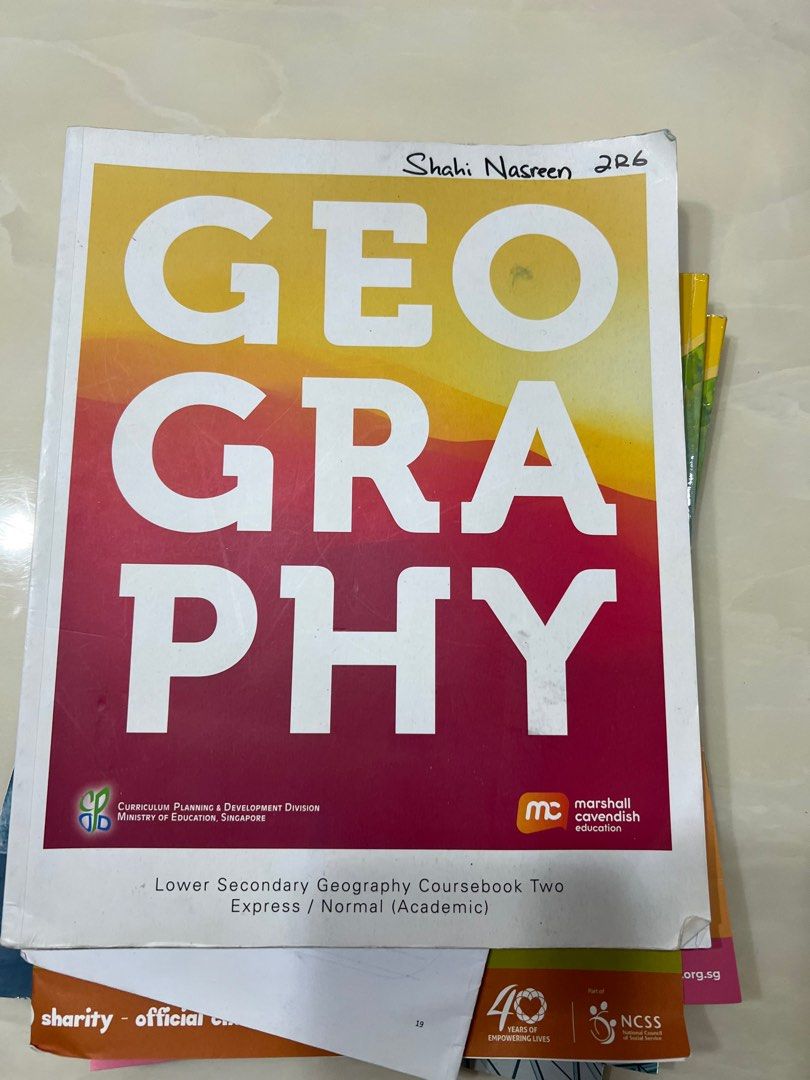 Sec 2 Geography Textbook / History Textbook, Hobbies & Toys, Books ...