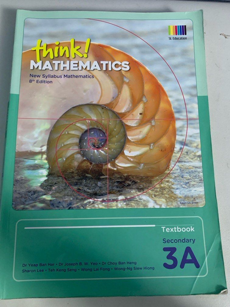 secondary 3, Think mathematics, SL education, Hobbies & Toys, Books ...