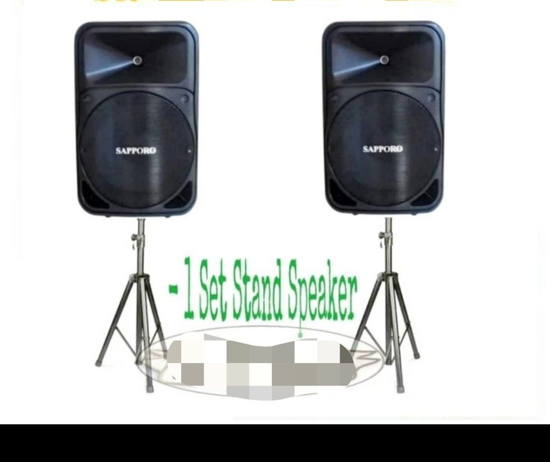 Sewa rental sound system speaker set 1000 watt plus mixer mic wireless ...