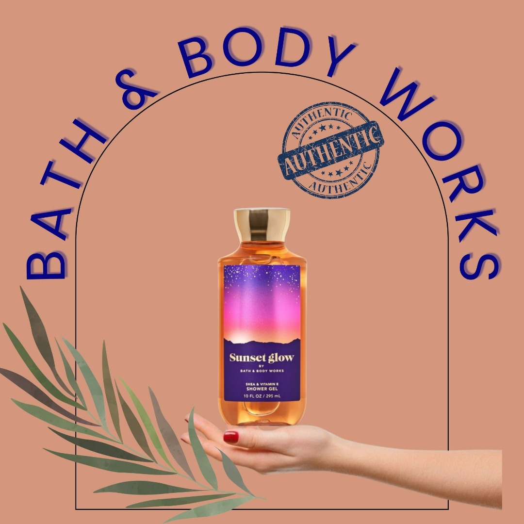 SHOWER GEL SUNSET GLOW BATH & BODY WORKS 236ML, Beauty & Personal Care ...