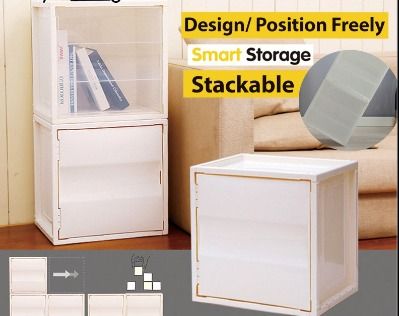 Smart Storage Box SSB Stackable Cabinet Kitchen Rack Bathroom Shelf ...