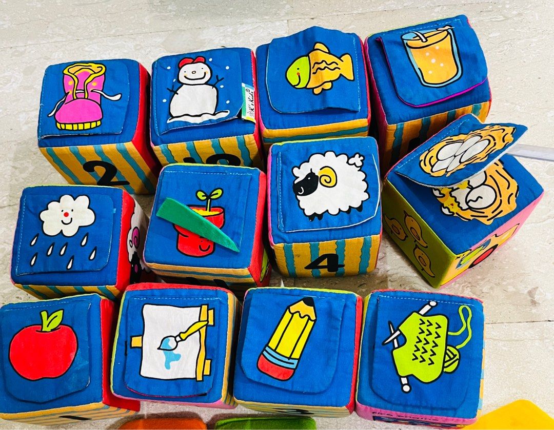 Soft blocks Matching Games/ Counting/ Puzzles, Hobbies & Toys, Toys ...