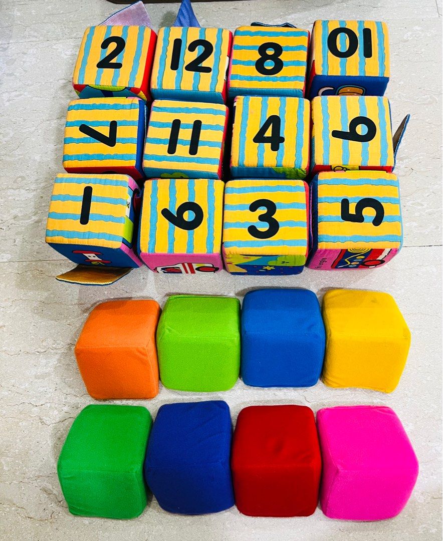 Soft blocks Matching Games/ Counting/ Puzzles, Hobbies & Toys, Toys ...