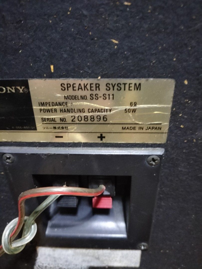 Sony 3way Speaker, Audio, Soundbars, Speakers & Amplifiers on Carousell