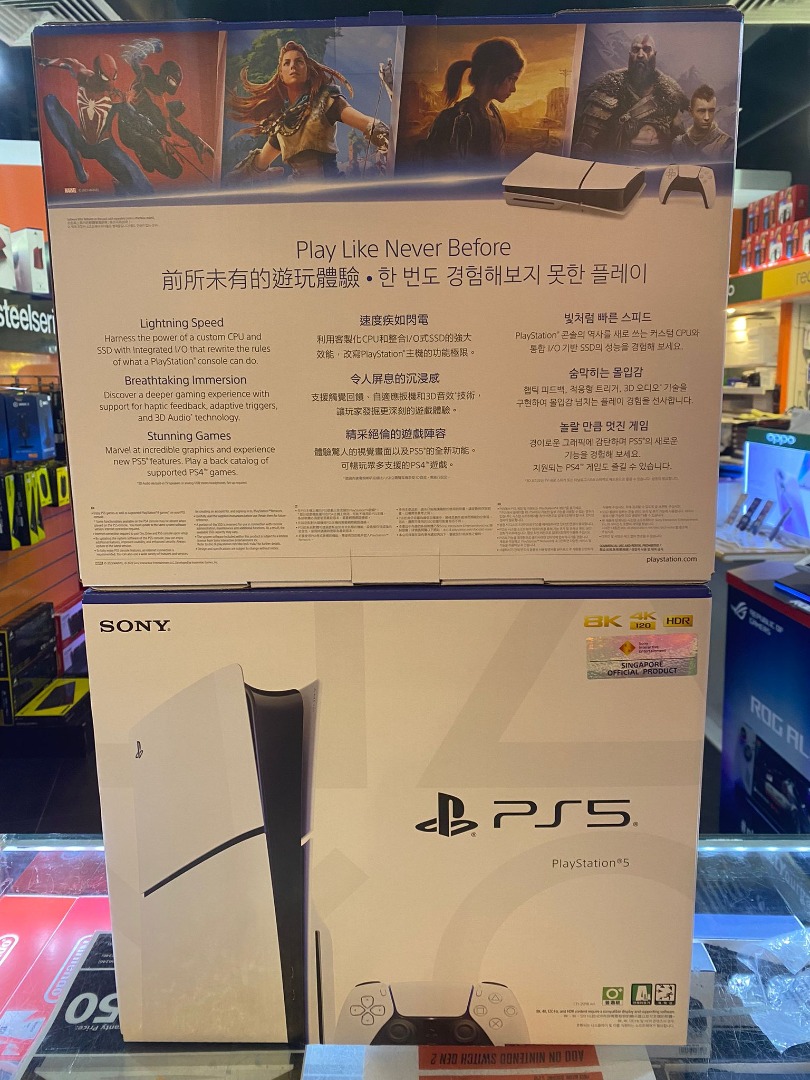 Special Trade In Promotion Sony PS5 Slim Disc Console 1TB Free 1 PS4 ...