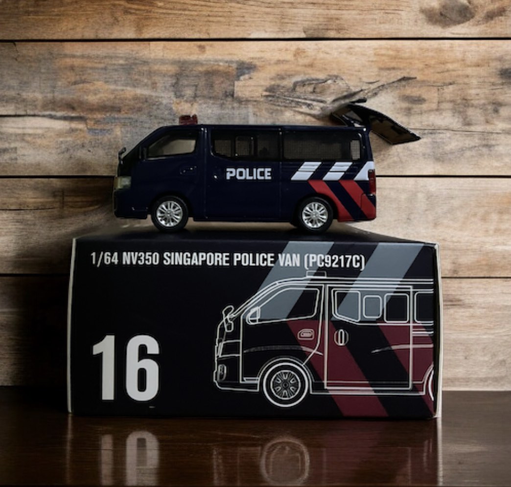[SPF] 1/64 NV350 Singapore Police Van - Masterpiece Collectibles ...