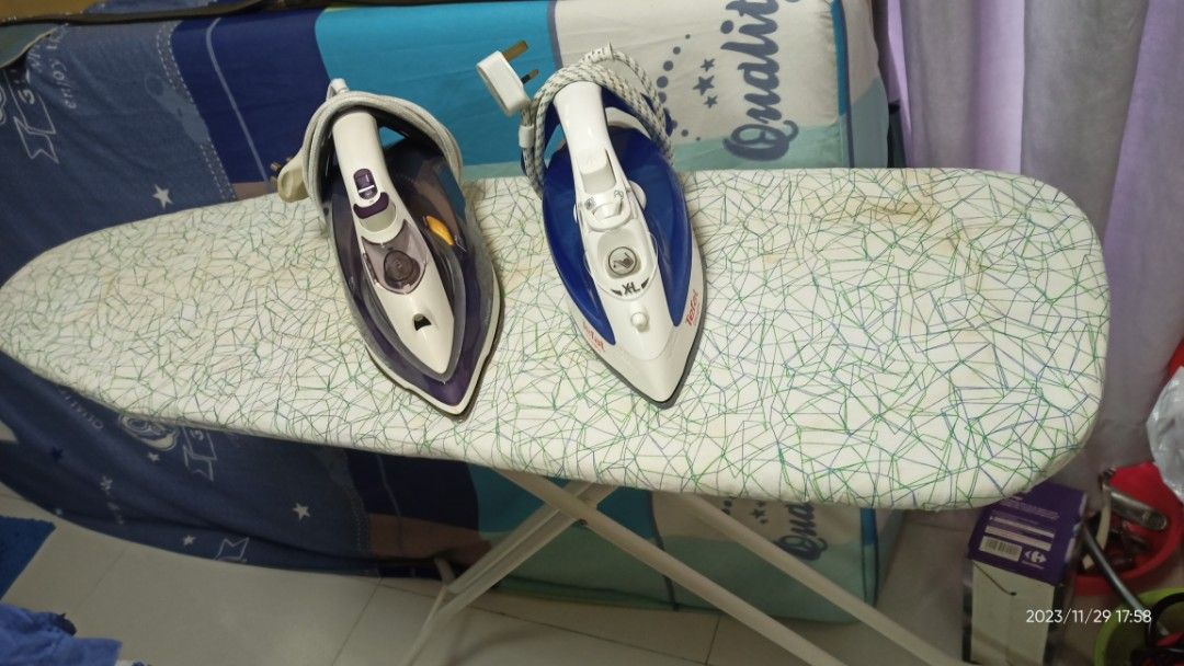 Steam iron & board, Furniture & Home Living, Cleaning & Homecare ...