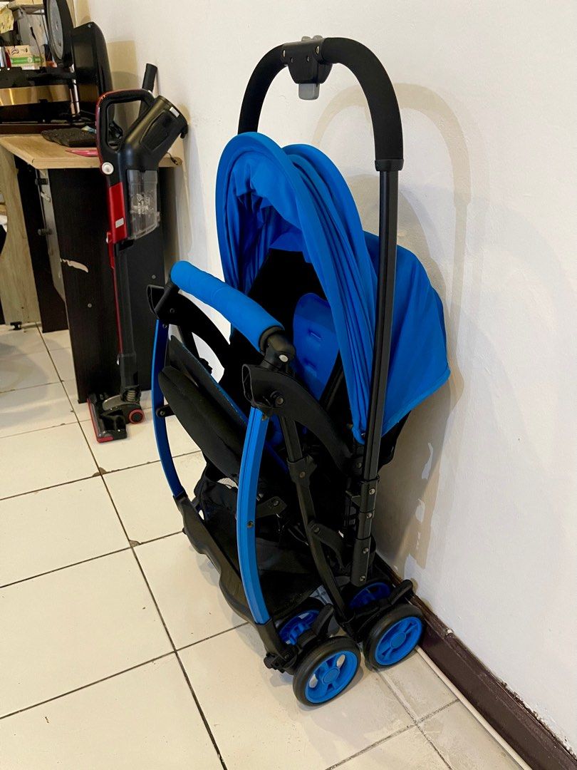 Stroller bayi Elle warna biru like new stoler, Bayi & Anak, Kereta ...
