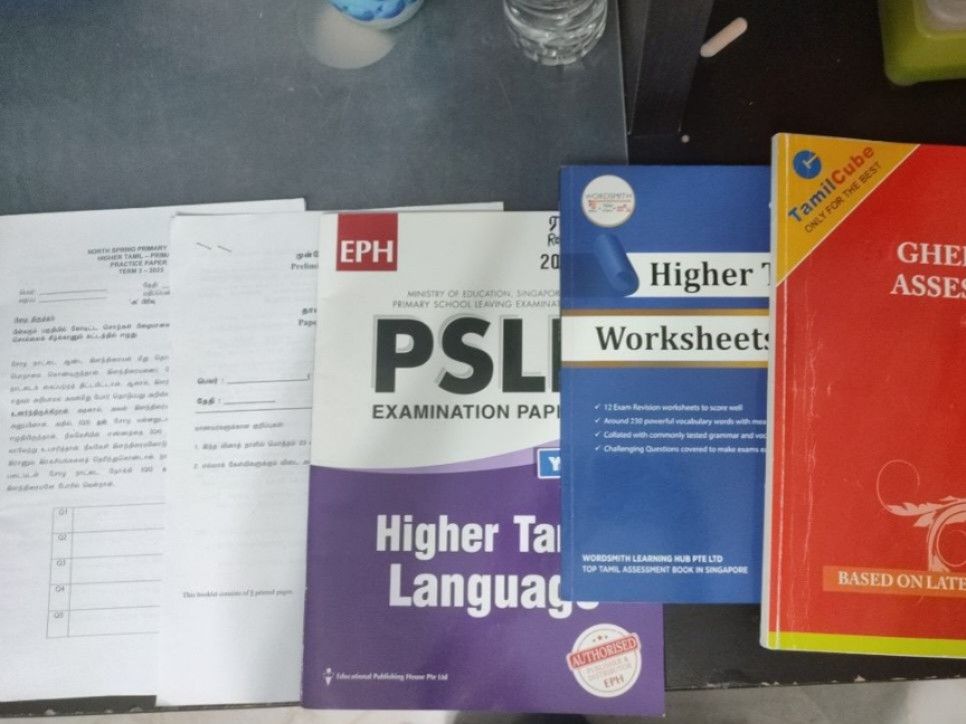 PSLE TAMIL HMT exam paper /model papers P6, Hobbies & Toys, Books & Magazines, Textbooks on ...