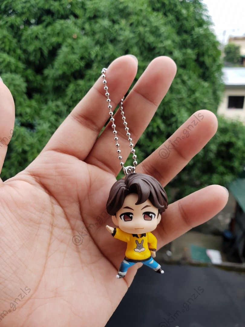 Tiny Tan BTS J-Hope Keychain, Hobbies & Toys, Toys & Games on Carousell