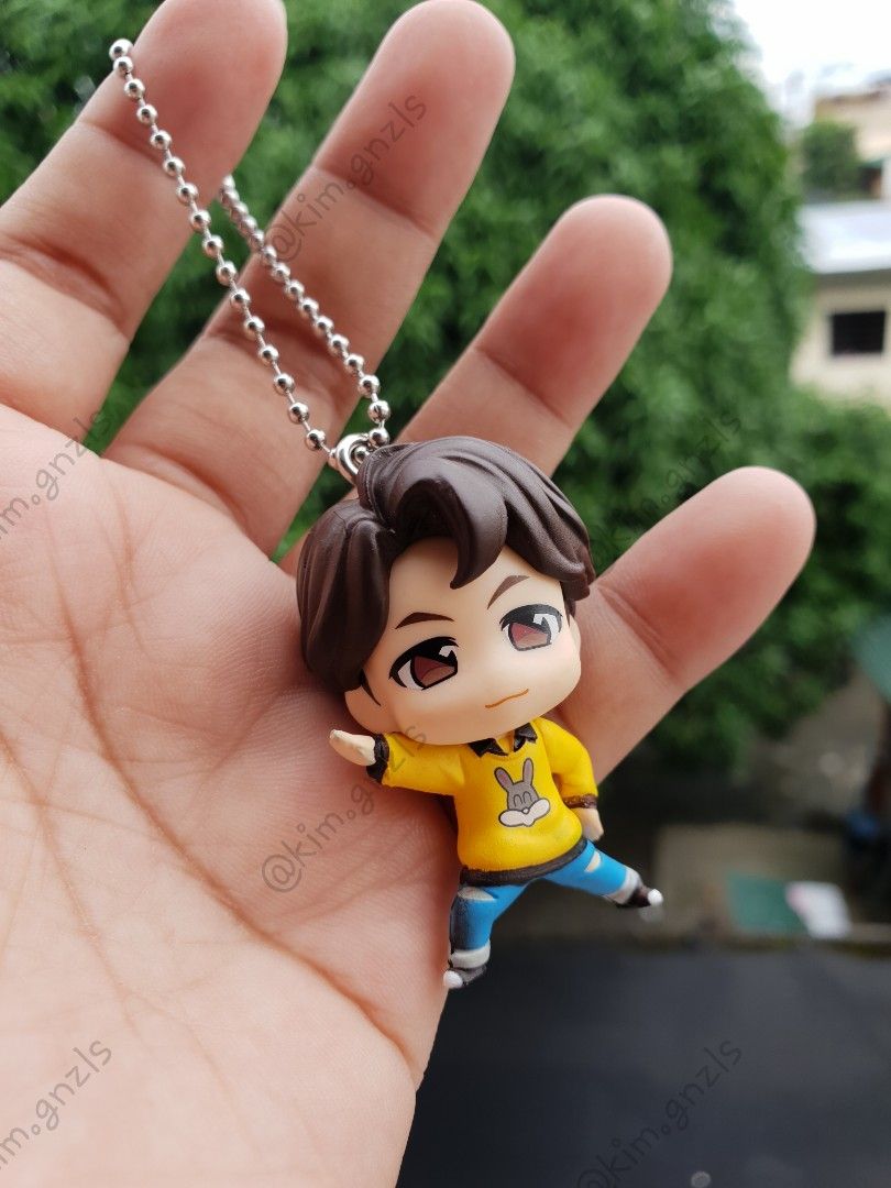 Tiny Tan BTS J-Hope Keychain, Hobbies & Toys, Toys & Games on Carousell