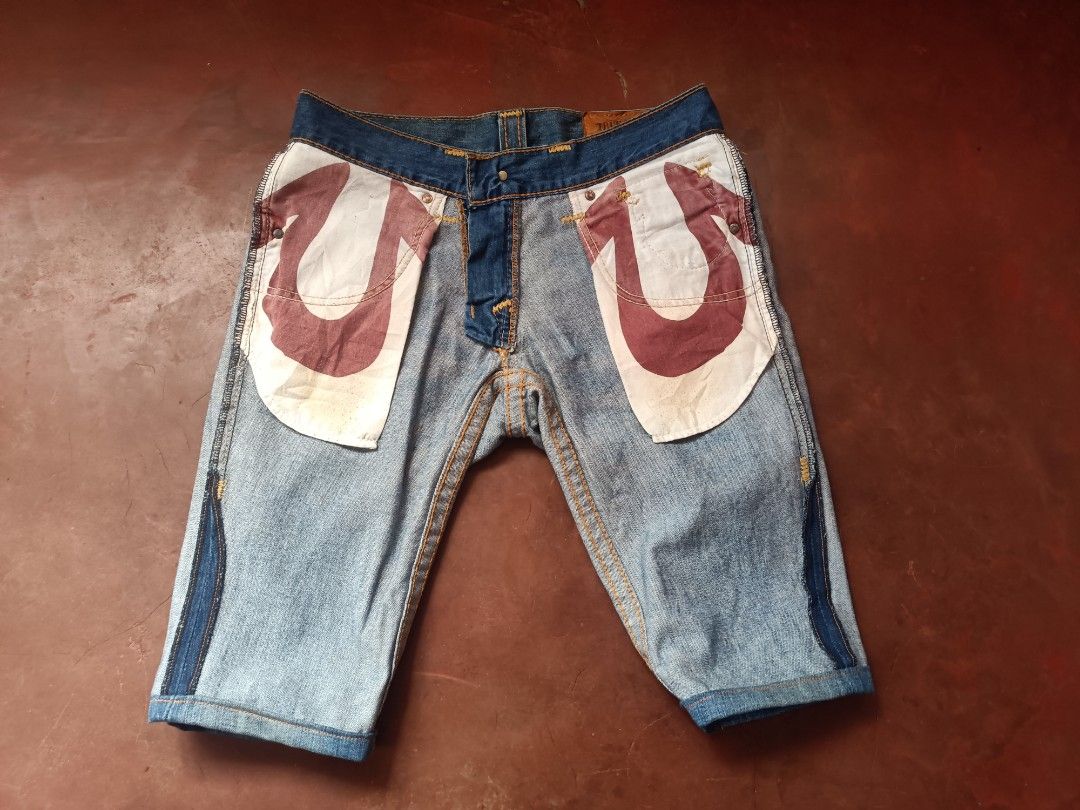 TRUE RELIGION JORTS, Men's Fashion, Bottoms, Shorts on Carousell