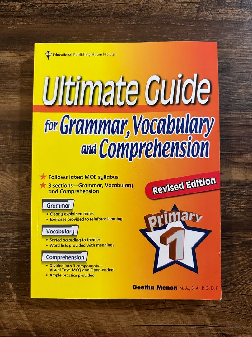 Ultimate Guide for Grammar Vocabulary and Comprehension P1 Primary 1 ...