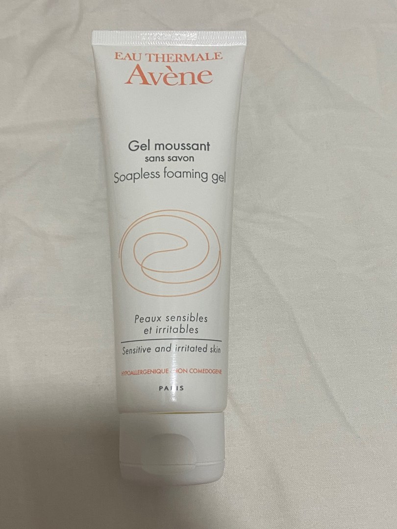 (Used) Authentic Avene Soapless Foaming Gel 125mL, Beauty & Personal ...