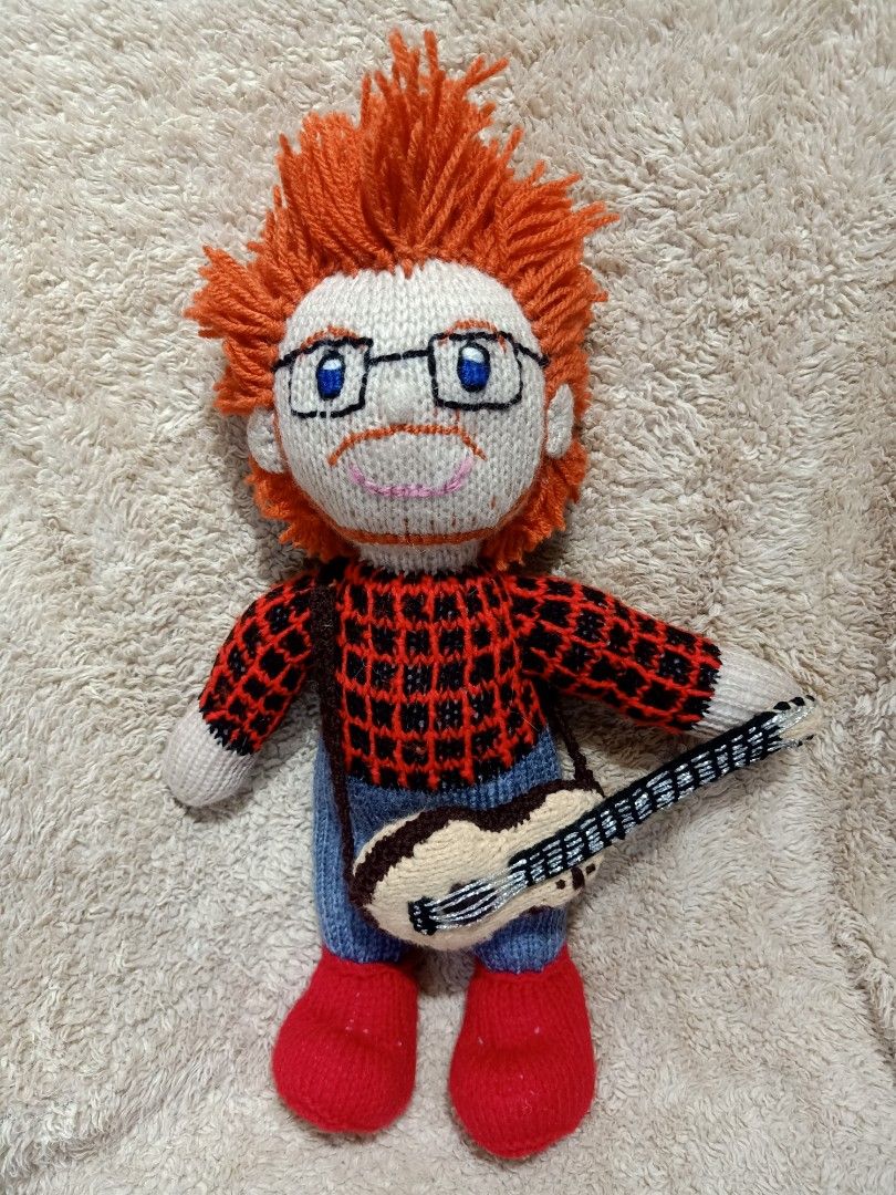 VERY BEAUTIFUL BIG SIZE CROCHET / KNITTED POP / ROCKSTAR ED SHEERAN ...